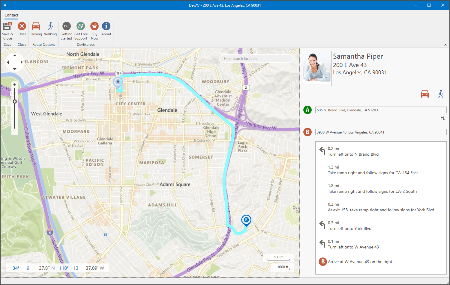 WPF Map Control for Visual Studio | DevExpress