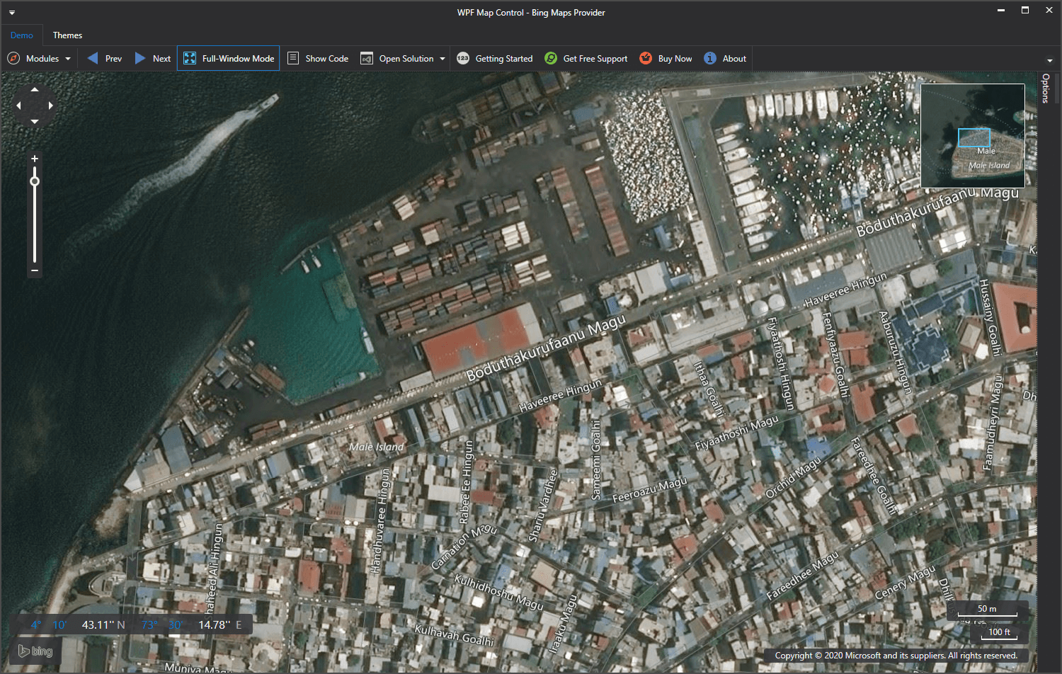 WPF Map Control for Visual Studio | DevExpress