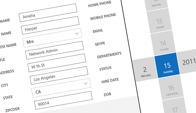 UWP Data Grid for Visual Studio - High Performance DevExpress Grid ...