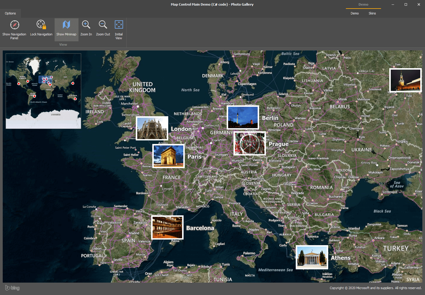 WinForms Map Control for Visual Studio | DevExpress
