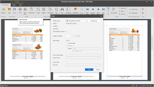 Export To Xls Reporting Devexpress Documentation