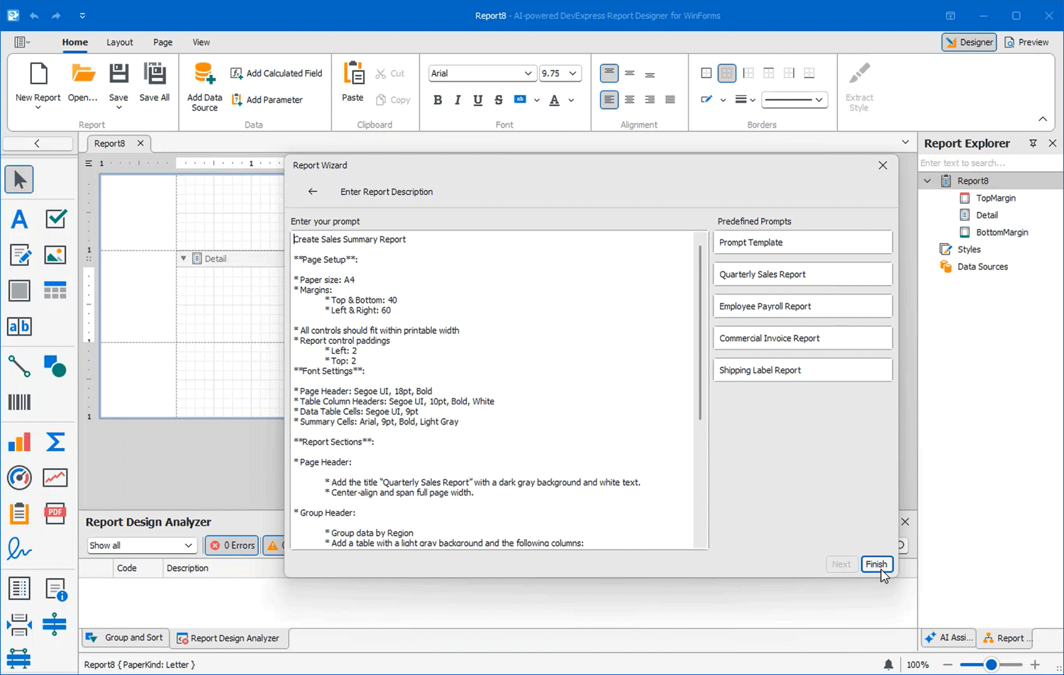 .NET Reporting Tools - Core, Blazor, WinForms, MVC | DevExpress Reports