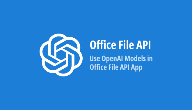 Office File API - .NET Library for XLS, PDF, DOC Management (C# & VB.NET)