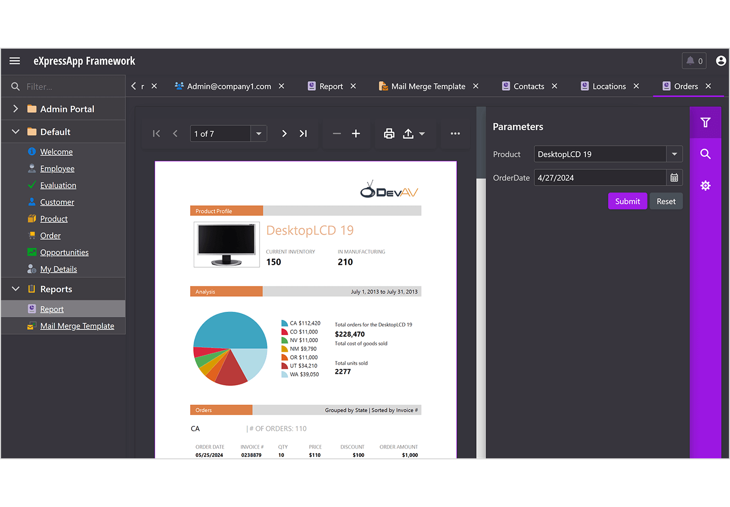 .NET App UI Framework: Low-Code Rapid App Development for Web, REST API, Desktop
